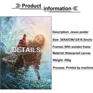 Wall Decor | Jesus Christ Canvas Wall Art The Hand Of God Poster Modern Religious | Poshmark